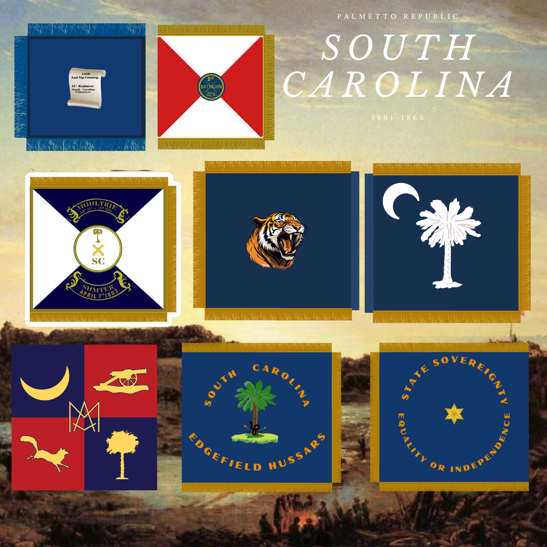 South Carolina Flag Sticker Set – Beauregard's Tailor
