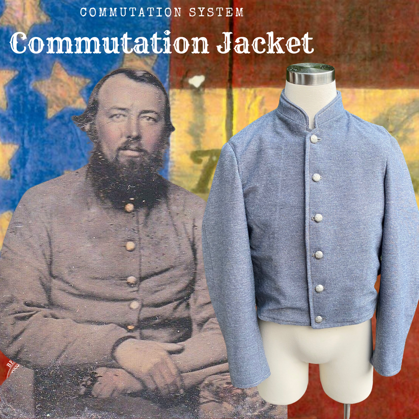 Untrimmed Commutation Jacket 1861-1865 – Beauregard's Tailor