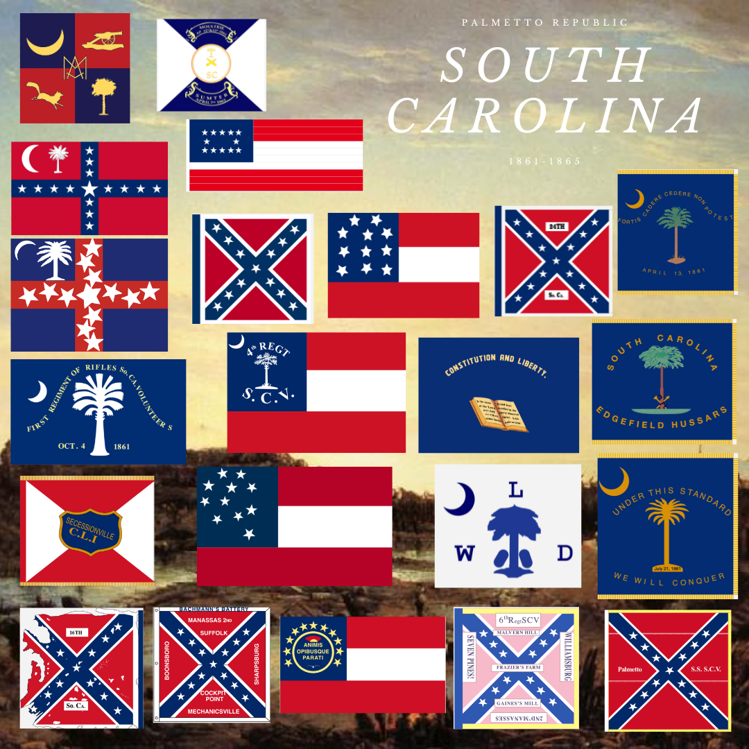 South Carolina Flag Sticker Set – Beauregard's Tailor