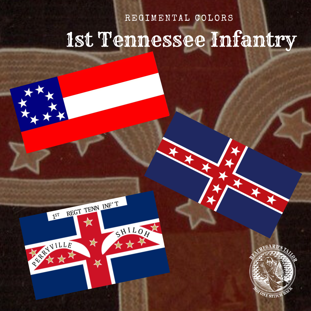 1st Tennessee Infantry Sticker Collection – Beauregard's Tailor