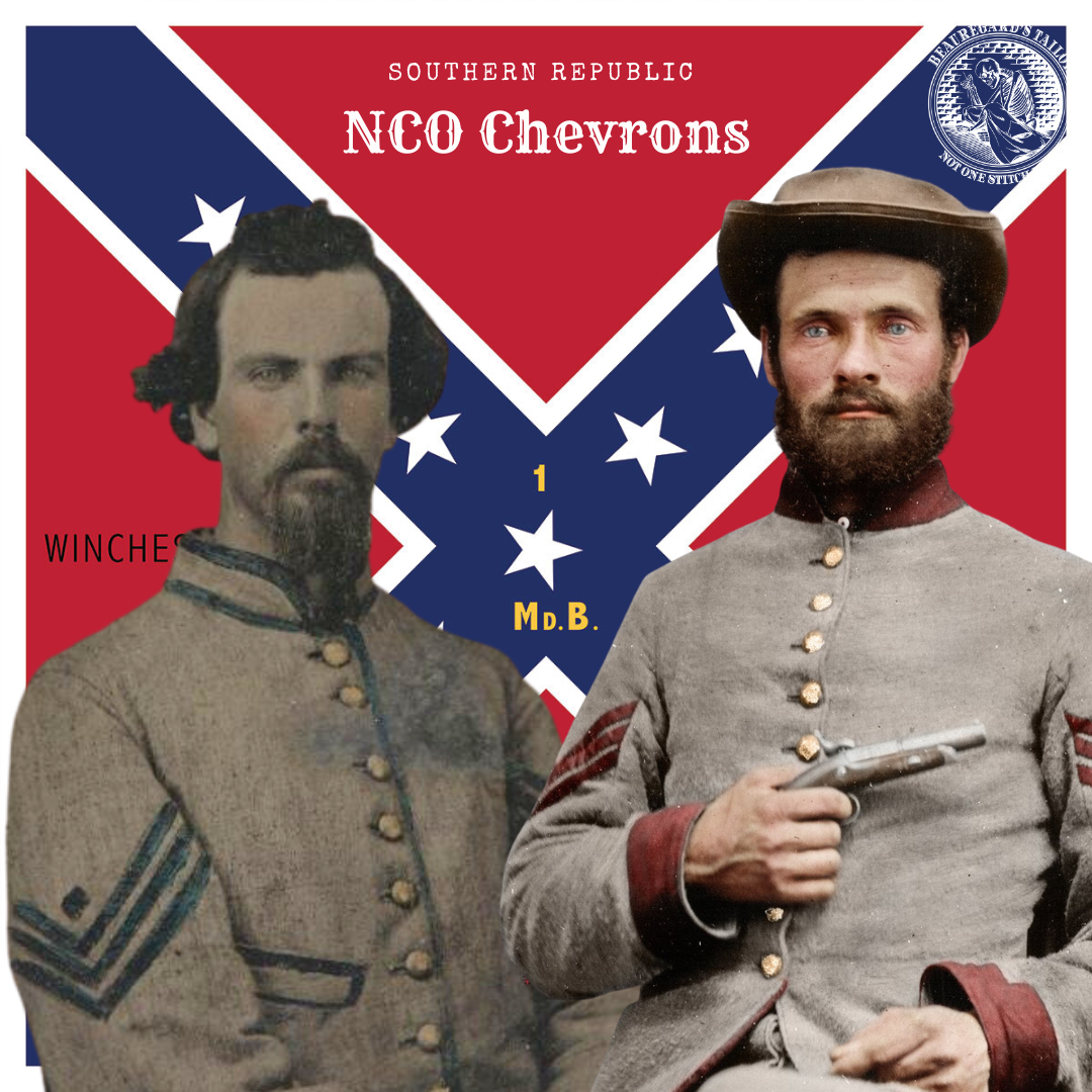 Southern NCO Chevrons (With Jacket Purchase Only) – Beauregard's Tailor