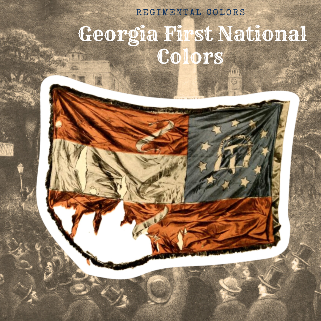 Georgia 1st National Flag Stickers – Beauregard's Tailor