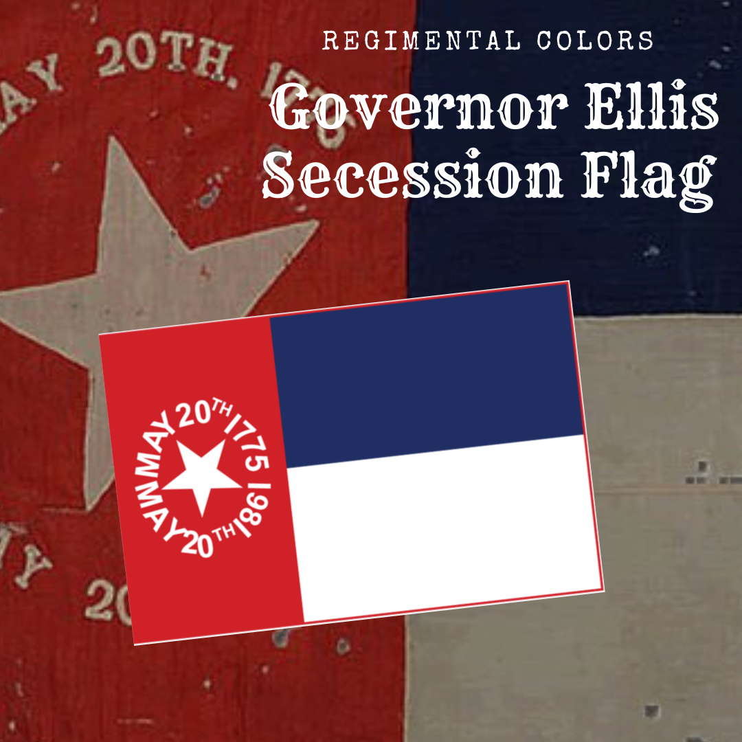 North Carolina - Governor John Ellis Secession Flag Sticker ...