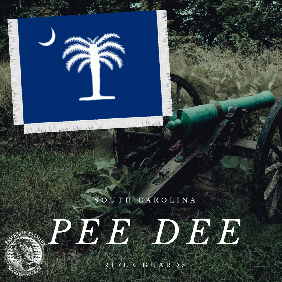 Pee Dee Rifle Guards - Company A Flag Stickers/Magnet – Beauregard's Tailor