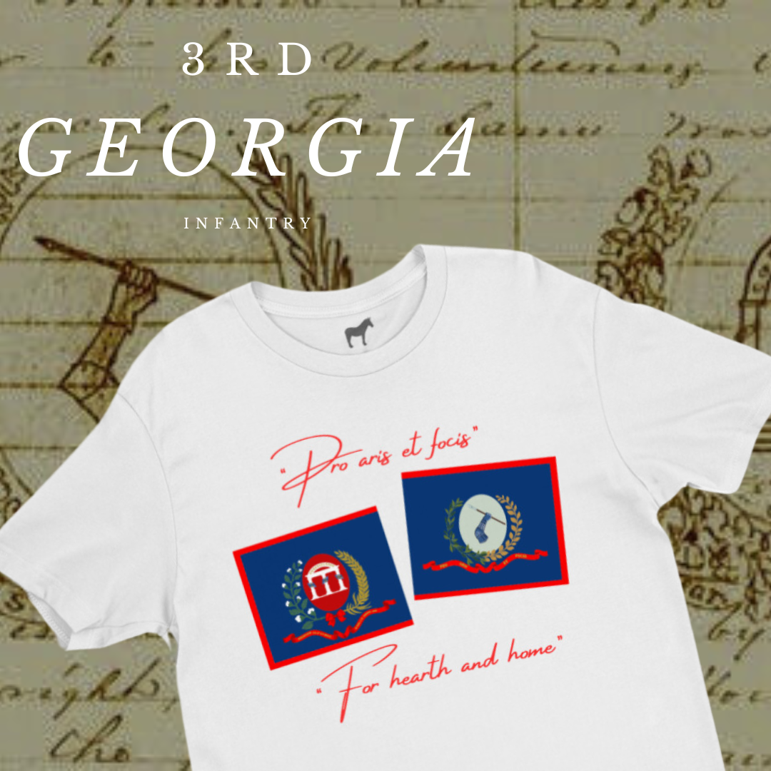 Pro aris et focis" - "for hearth and home" - 3rd Georgia Regimental Fl ...
