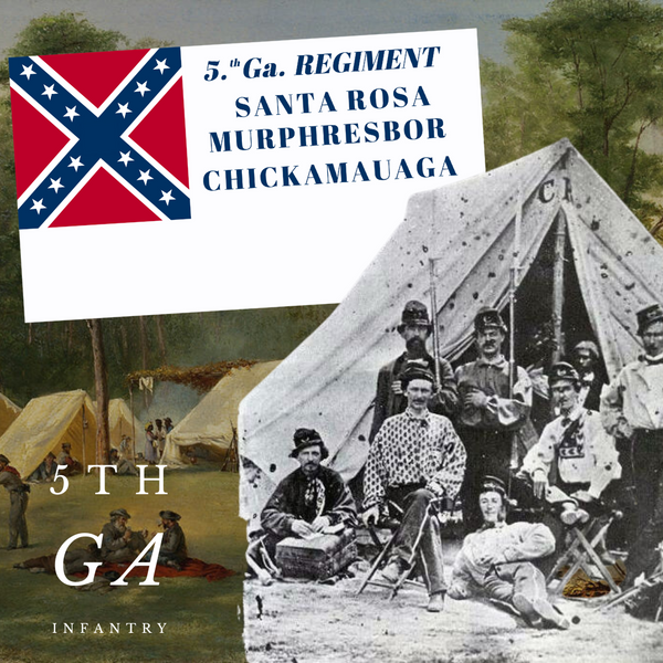 5th Georgia Infantry 2nd National House Flag – Beauregard's Tailor