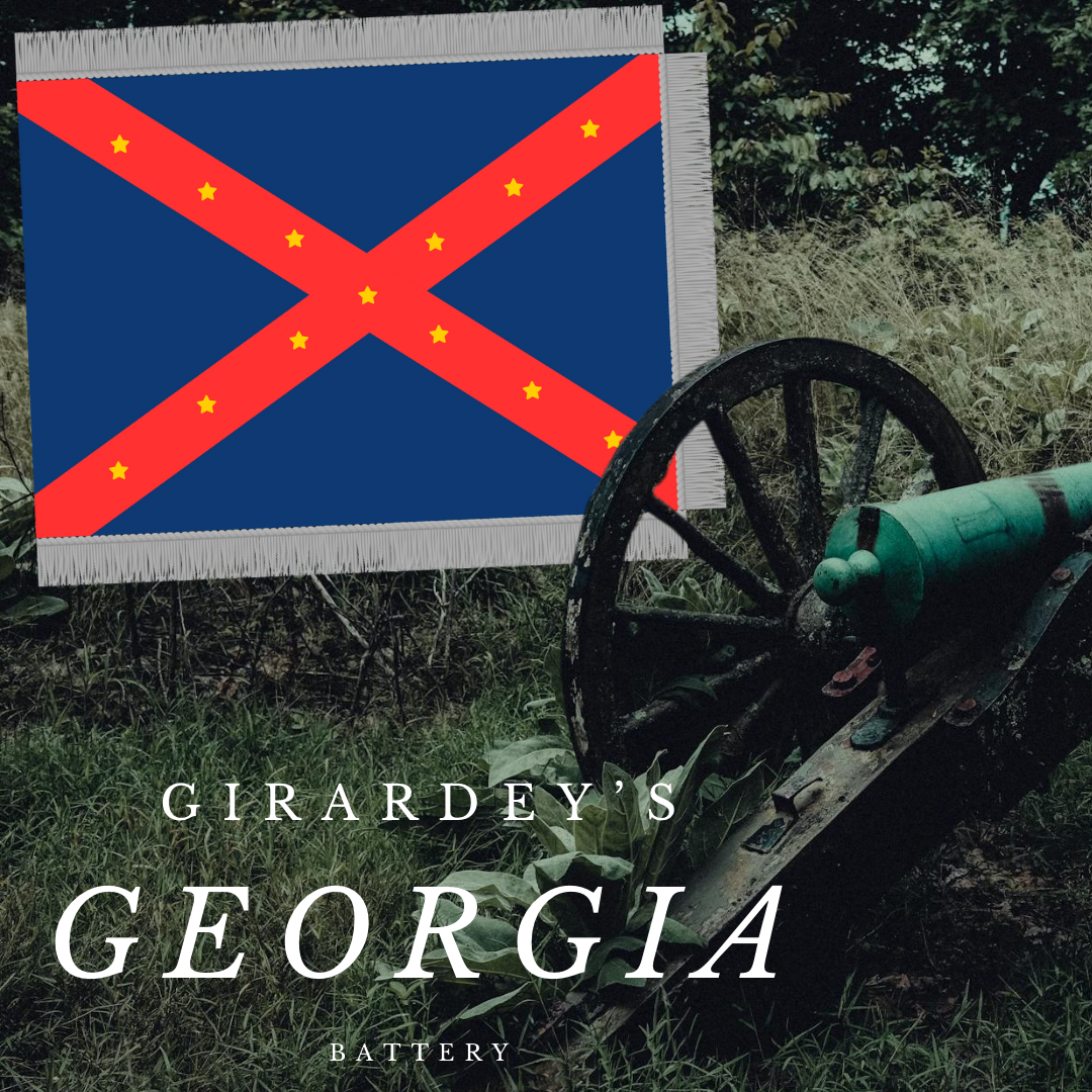 Girardey's Georgia Battery Flag House Flag – Beauregard's Tailor