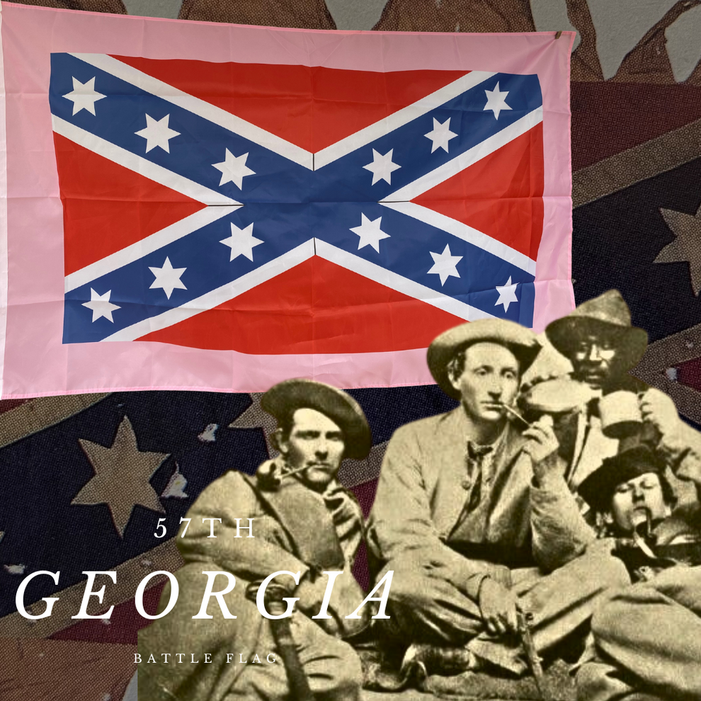 57th Georgia Infantry House Flag – Beauregard's Tailor