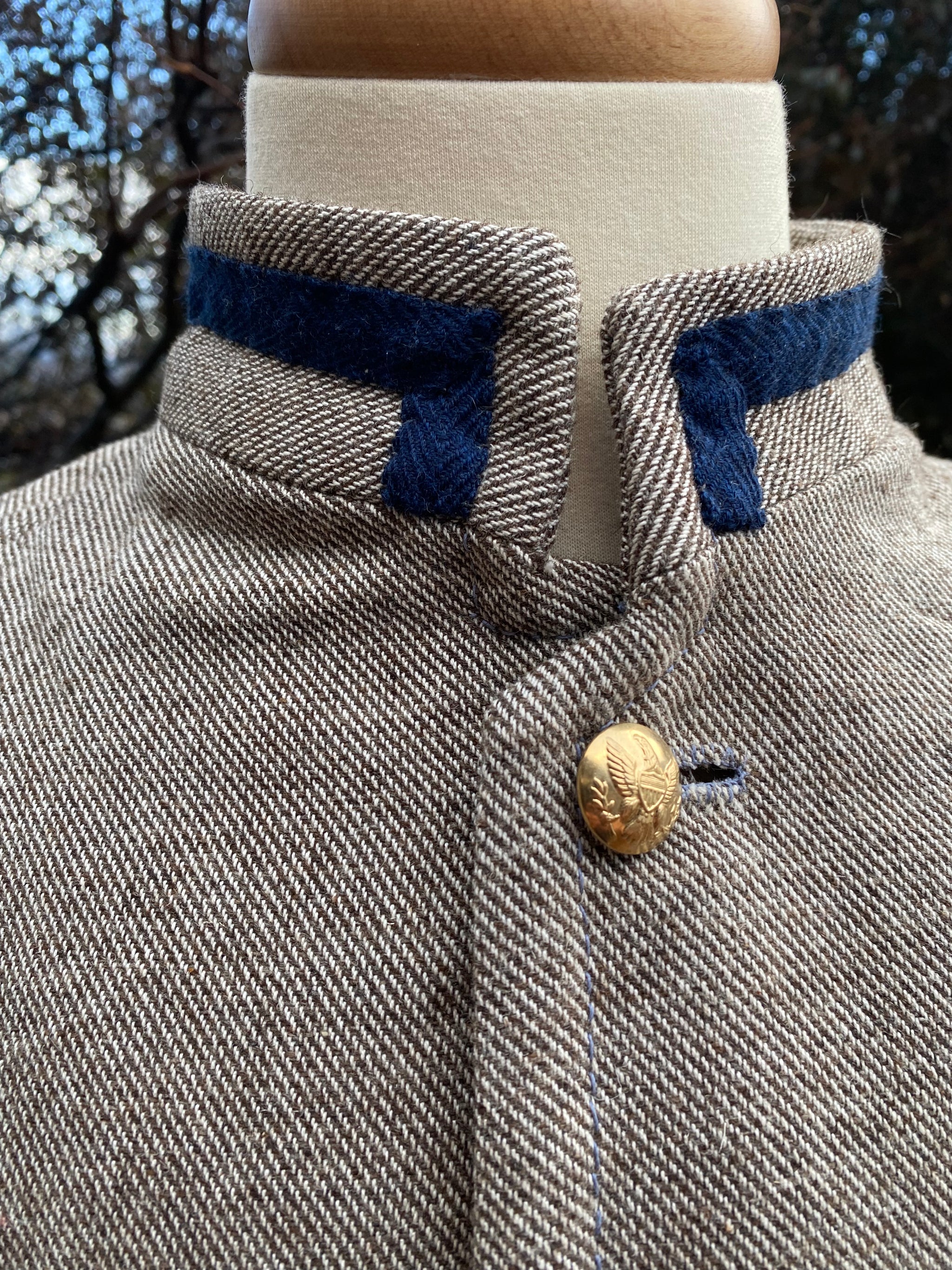 Confederate 4- Button Jacket – Beauregard's Tailor