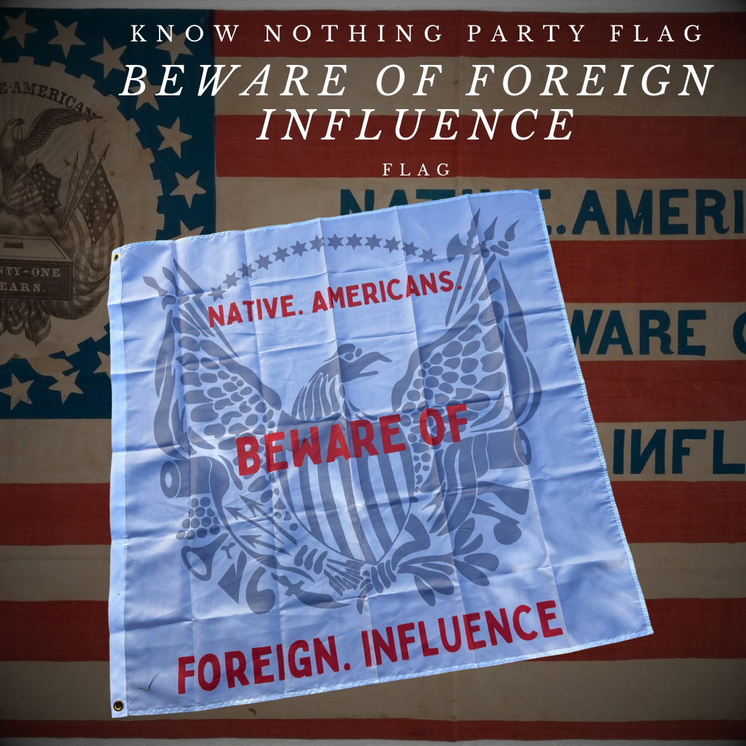 "Beware of Foreign Influence" - Eagle Flag – Beauregard's Tailor