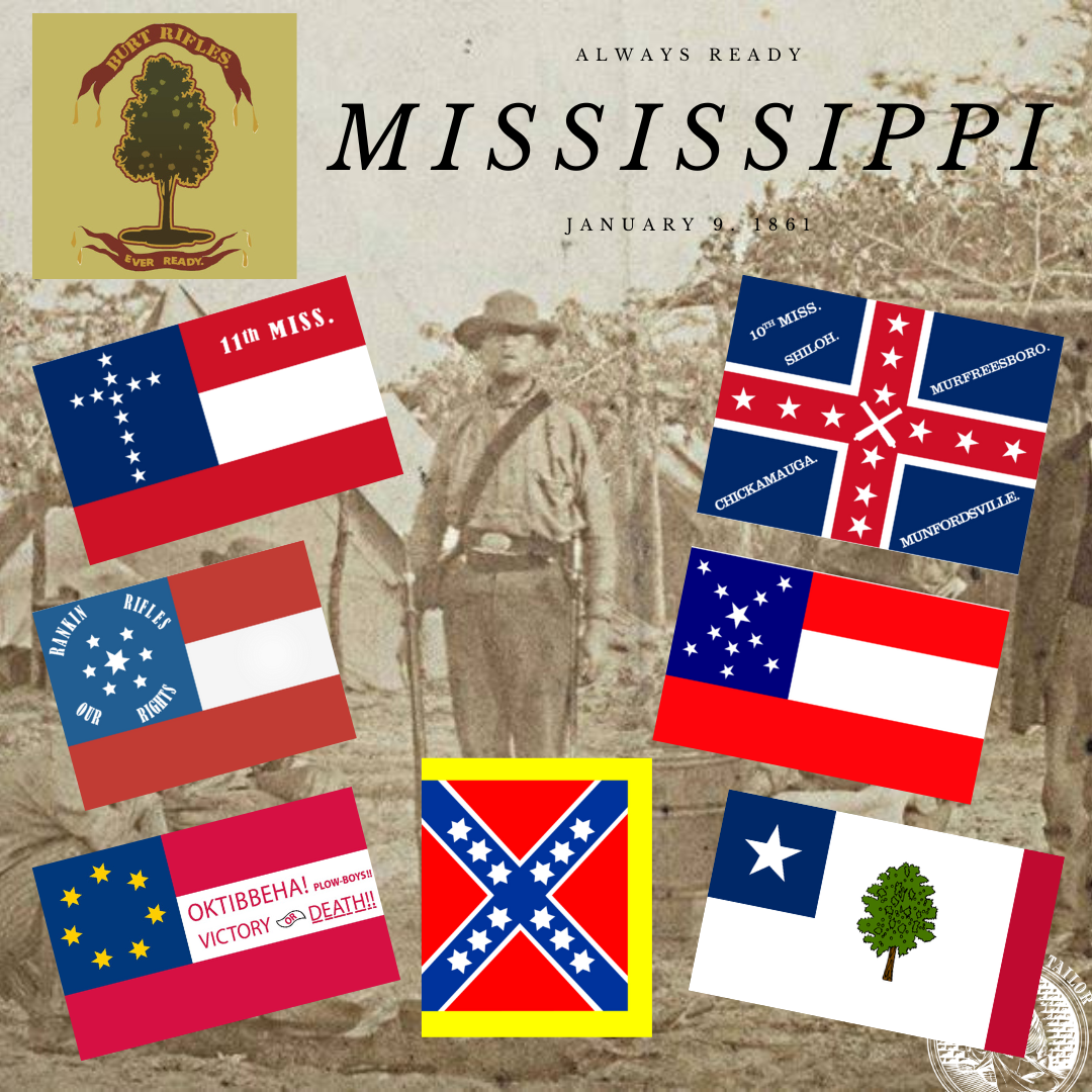 Mississippi Battle Flag Sticker Set – Beauregard's Tailor