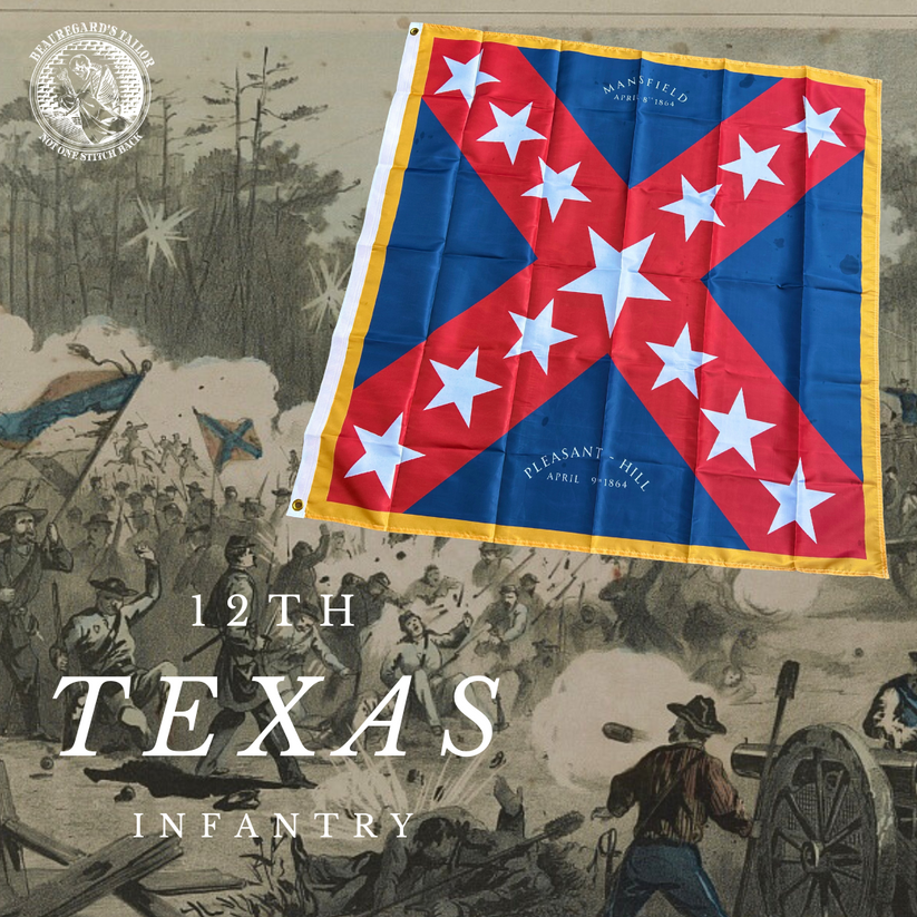 12th Texas Infantry House Flag – Beauregard's Tailor