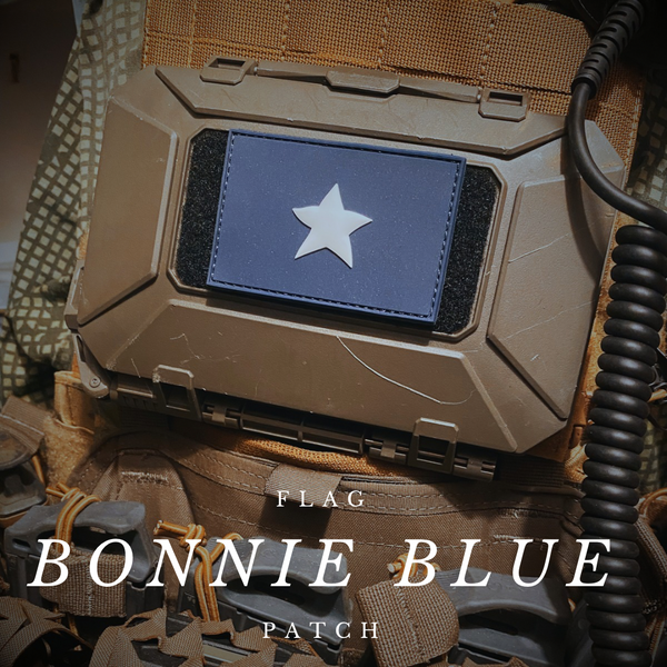 Bonnie Blue Flag PVC Morale Patch – Beauregard's Tailor