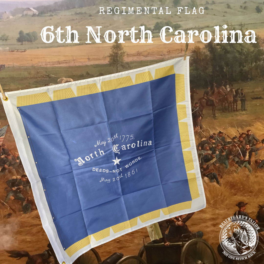 6th North Carolina Infantry Regimental House Flag – Beauregard's Tailor