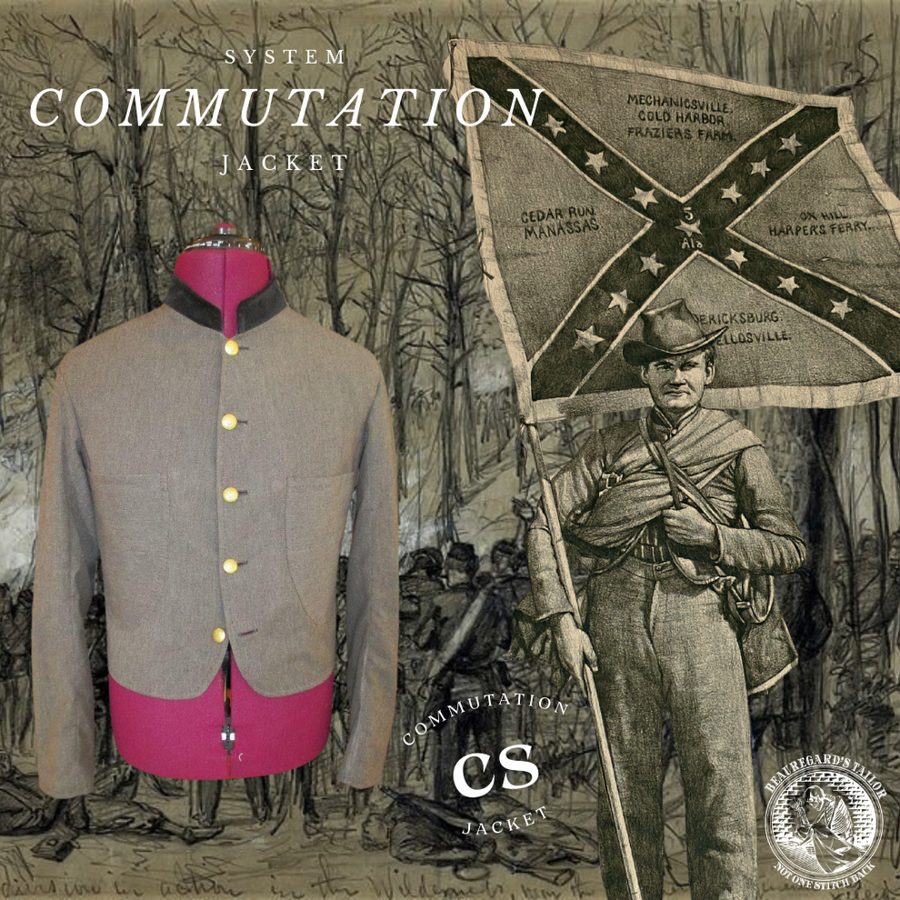 Patch-Pocket Commutation Jacket 1861-1865 – Beauregard's Tailor