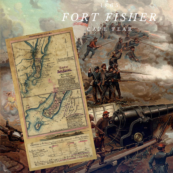 Cape Fear/Fort Fisher Map Stickers – Beauregard's Tailor