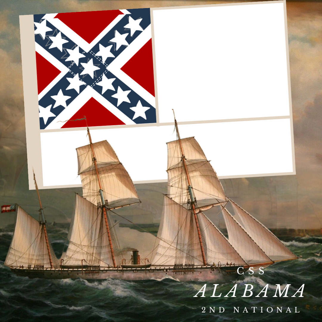 CSS Alabama 2nd National House Flag – Beauregard's Tailor