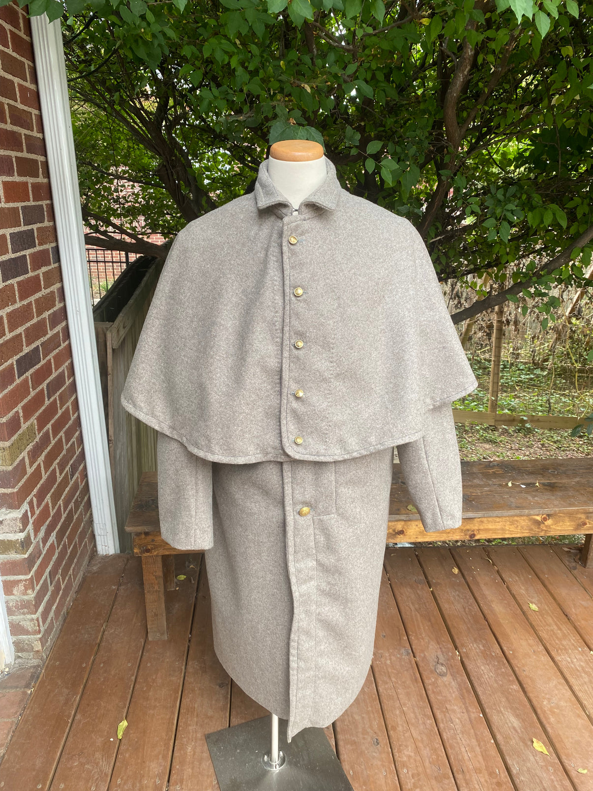 5th Texas Infantry Overcoat (Crude Broadcloth) 1861-1865 – Beauregard's ...