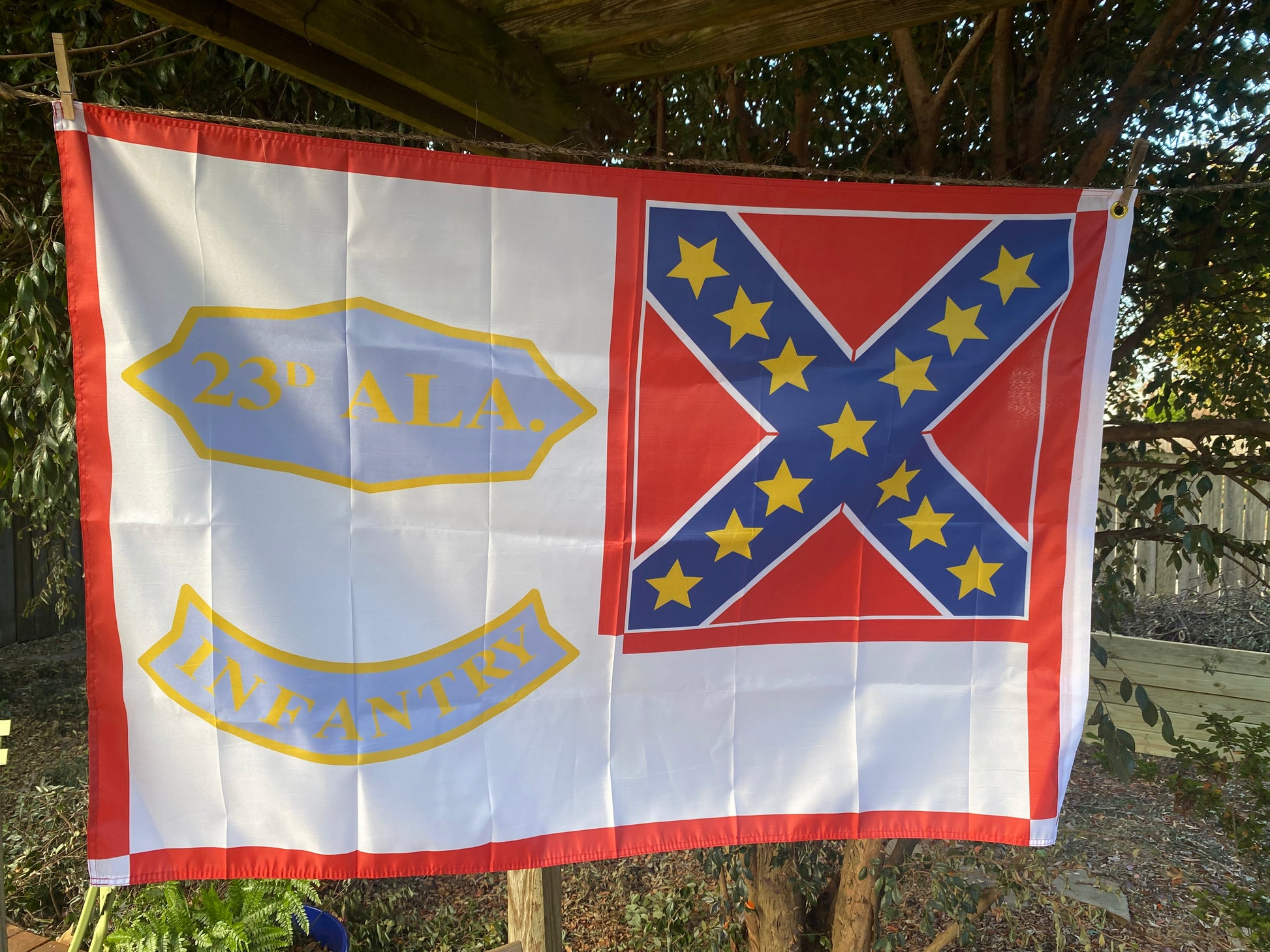 23rd Alabama 2nd National House Flag – Beauregard's Tailor