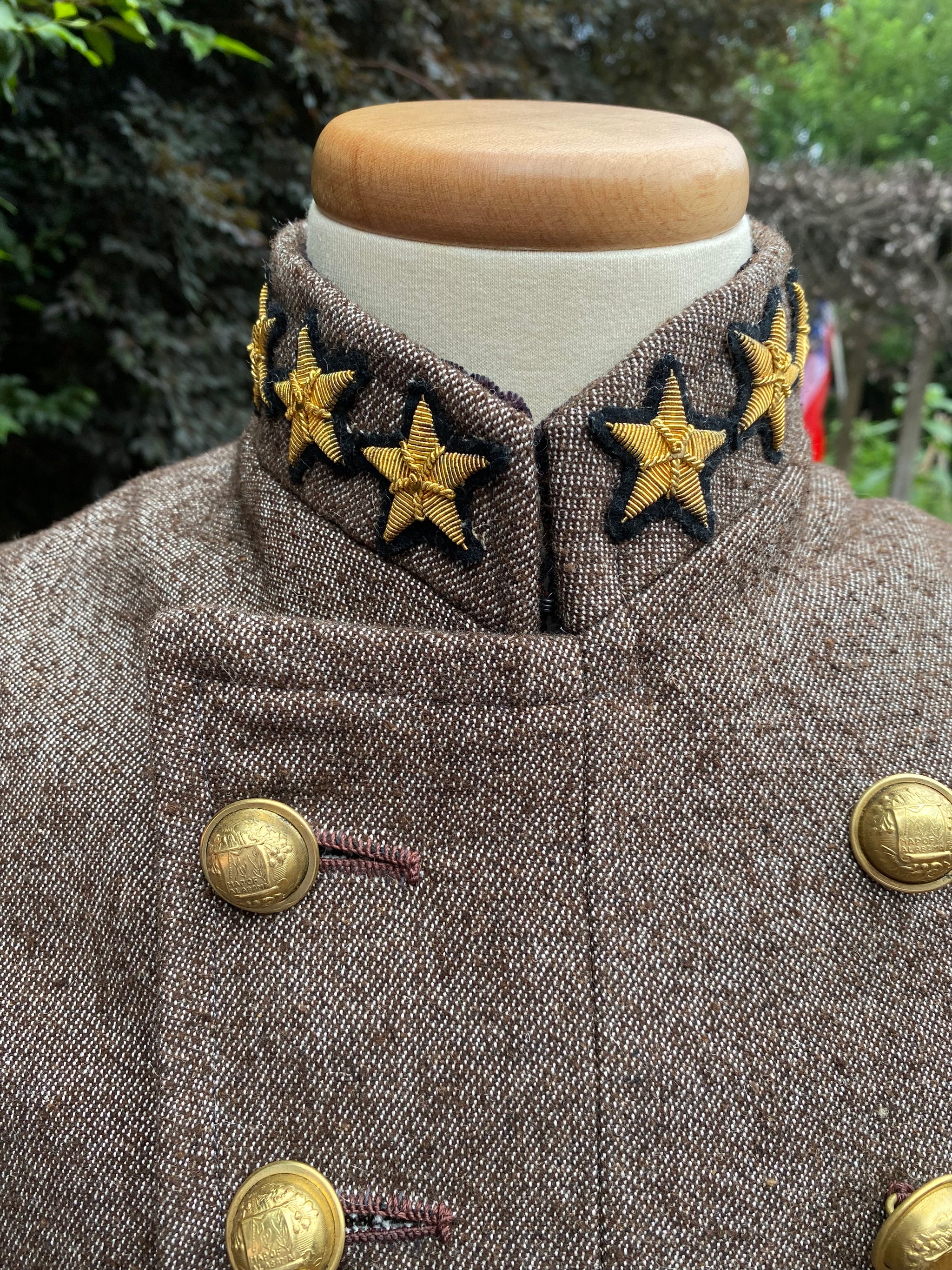 Confederate Officer Frock Coat "Deep South" Jean – Beauregard's Tailor