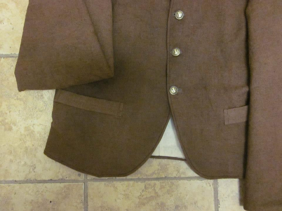 Confederate 4- Button Jacket – Beauregard's Tailor