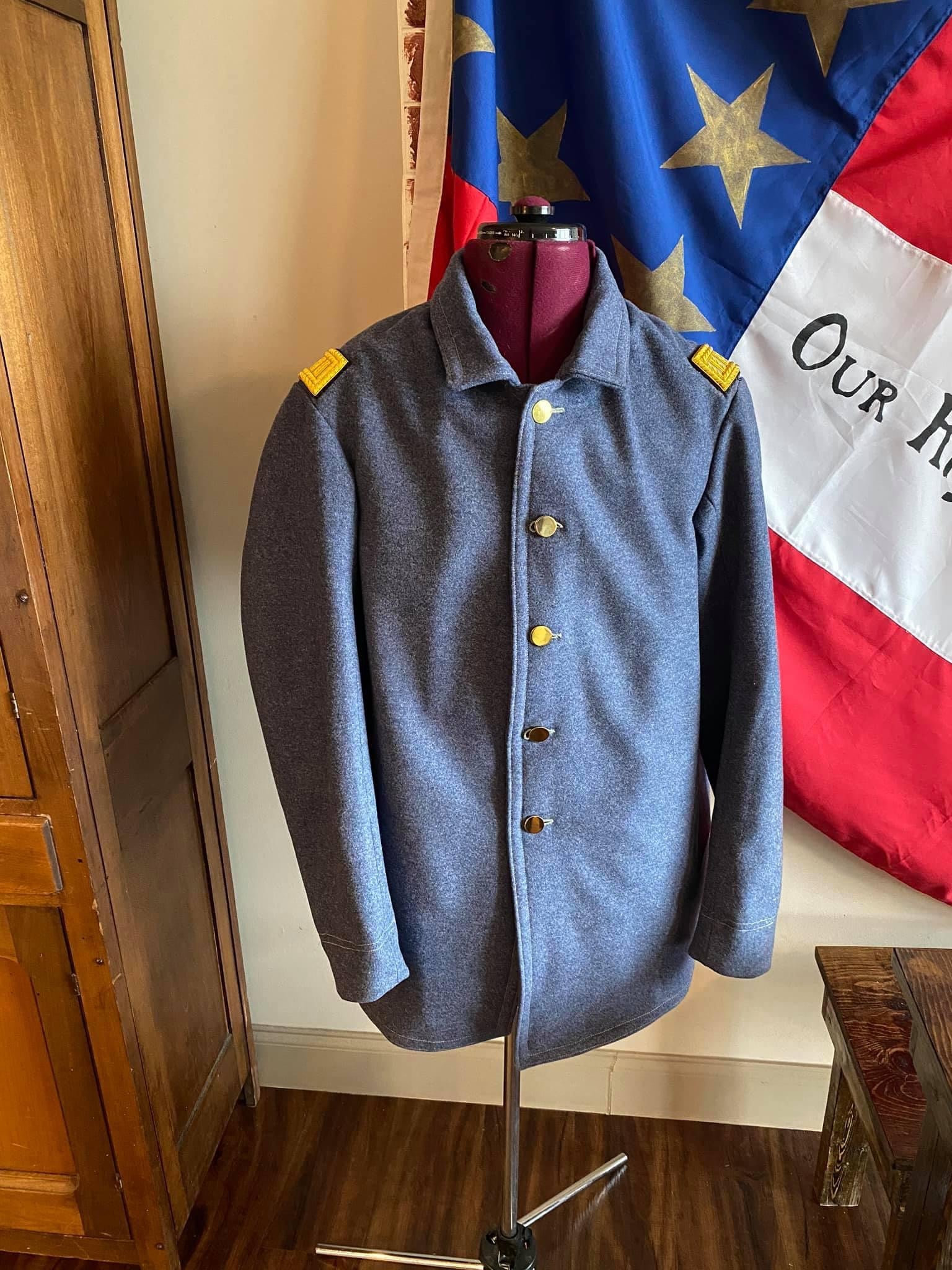 Confederate Officer Sack Coat - Army of Northern Virginia – Beauregard's Tailor