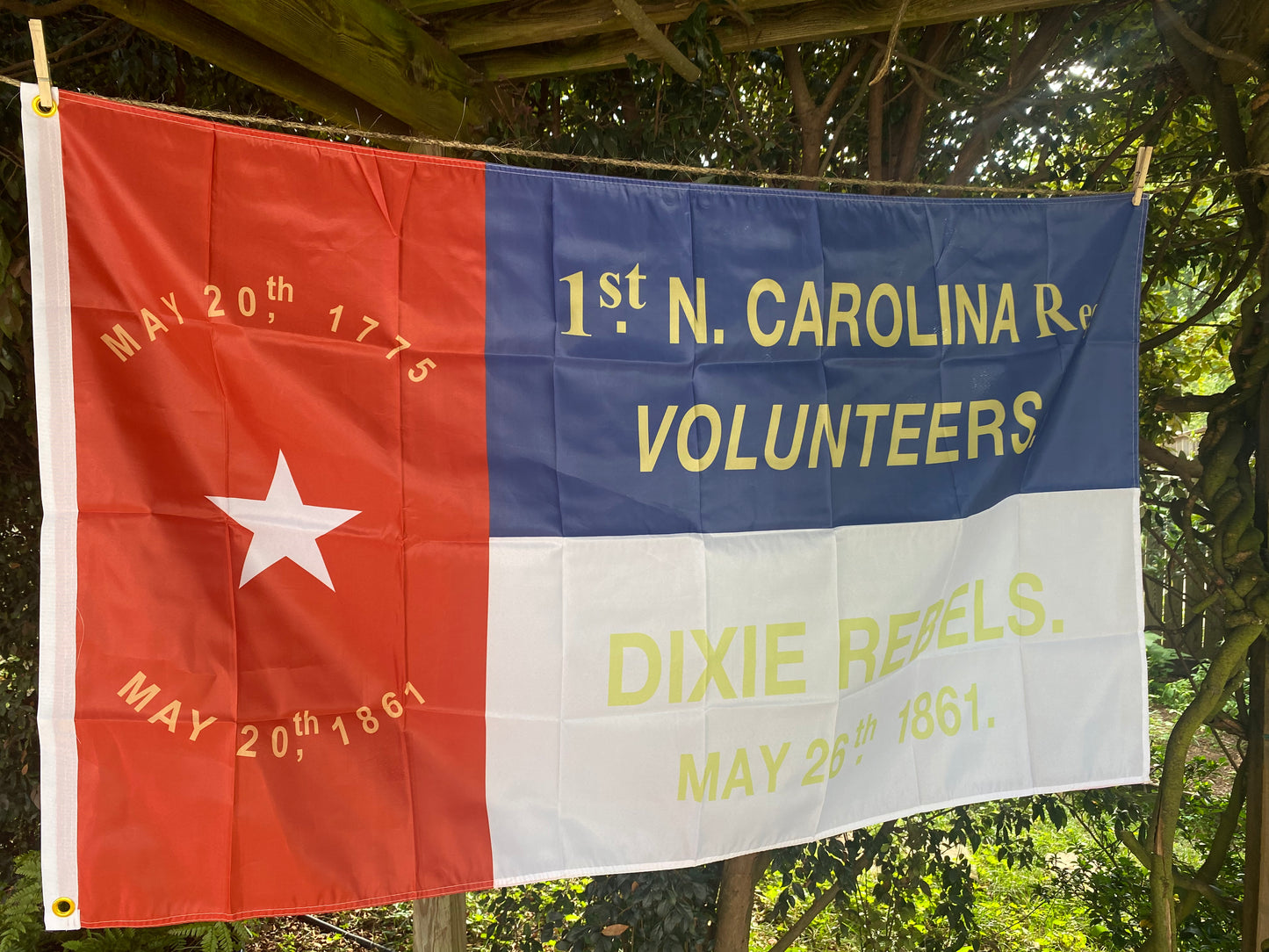 1st North Carolina Volunteers "Dixie Rebels" House Flag – Beauregard's ...