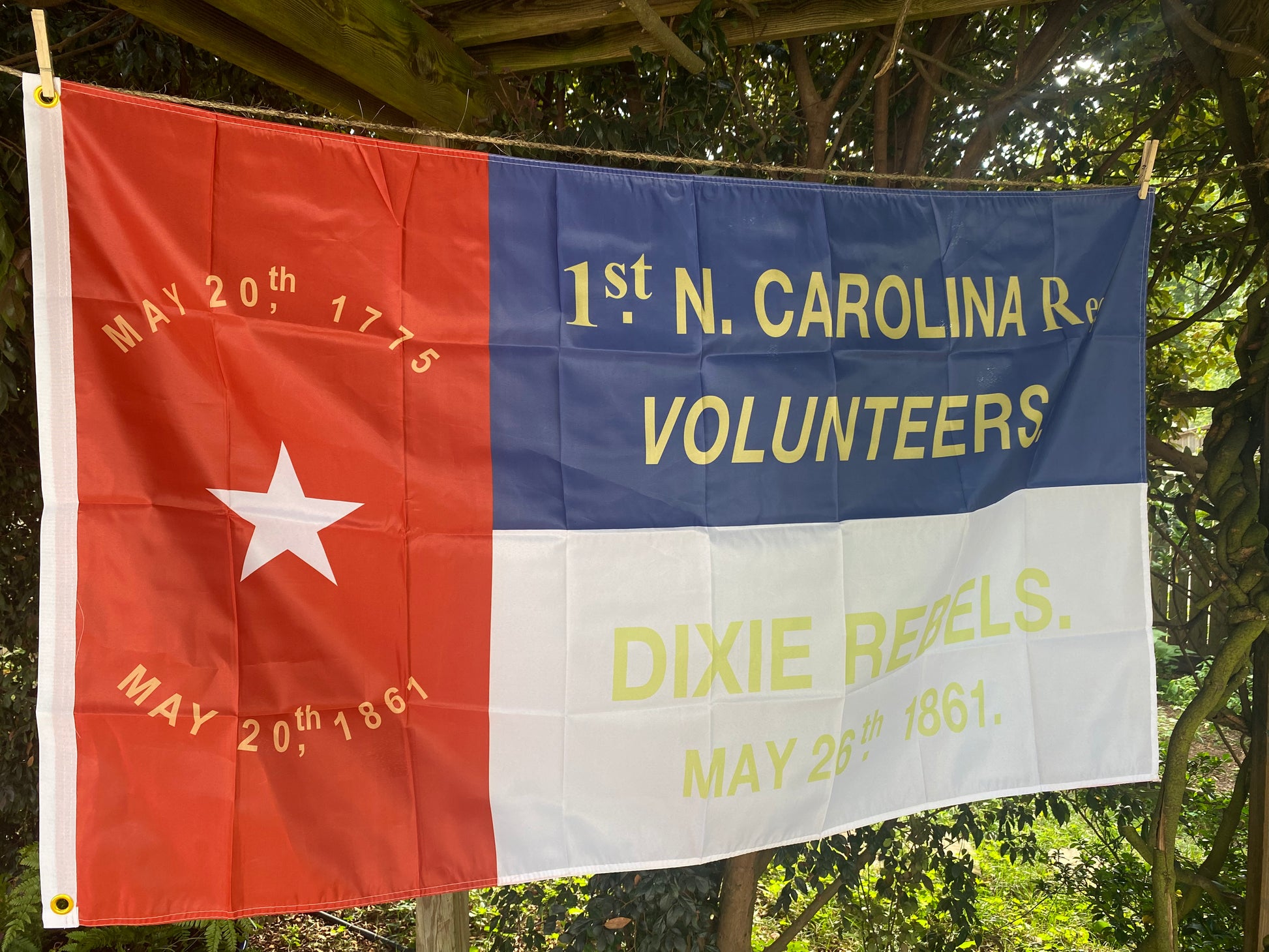 1st North Carolina Volunteers "Dixie Rebels" House Flag – Beauregard's ...