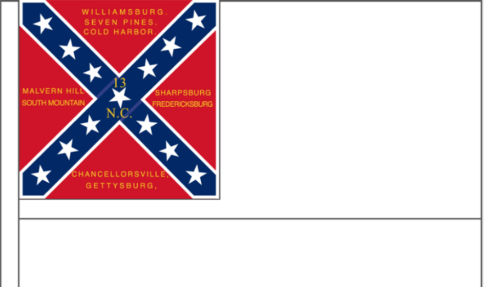 13th North Carolina Flag Sticker – Beauregard's Tailor