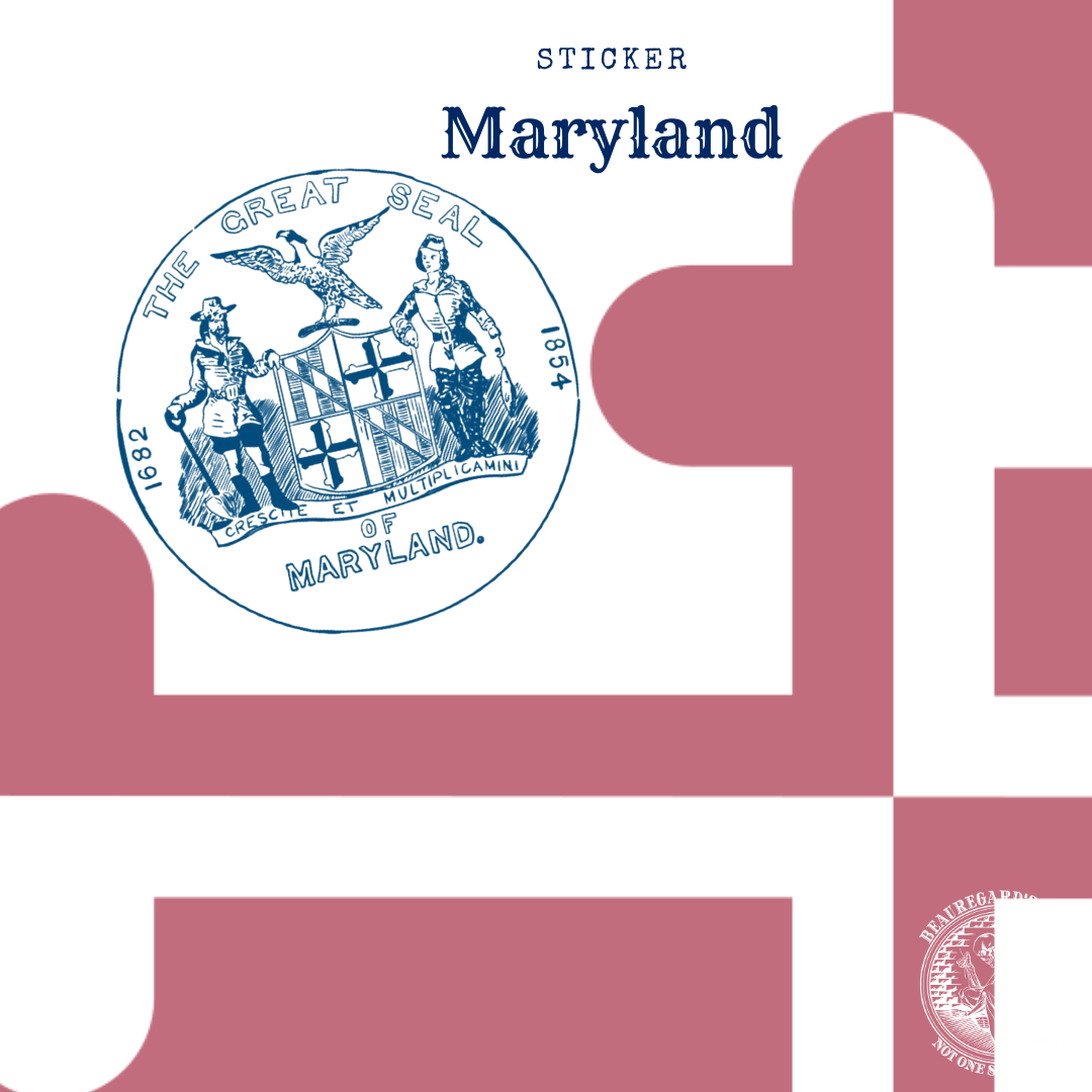 Maryland State Seal Sticker – Beauregard's Tailor