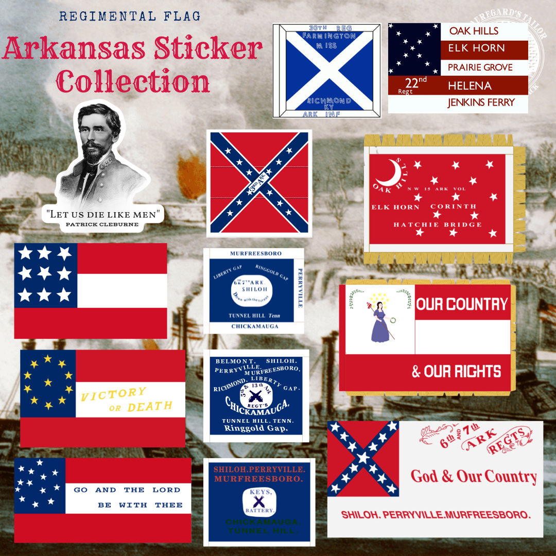 Arkansas Sticker Set – Beauregard's Tailor