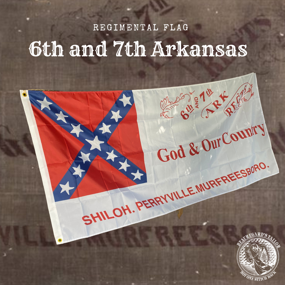 6th and 7th Arkansas 2nd National House Flag – Beauregard's Tailor