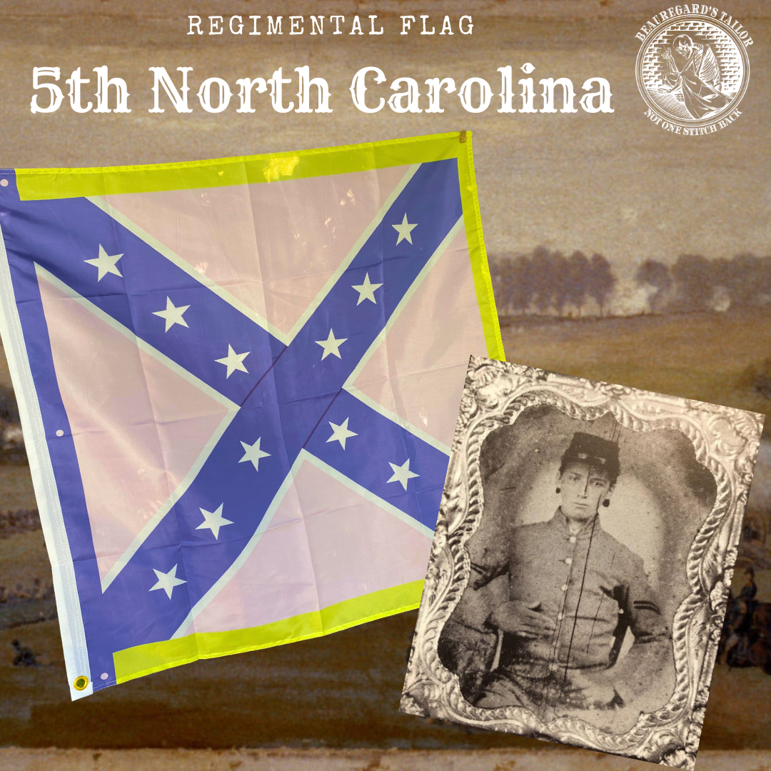 5th North Carolina "Silk Issue" House Flag – Beauregard's Tailor