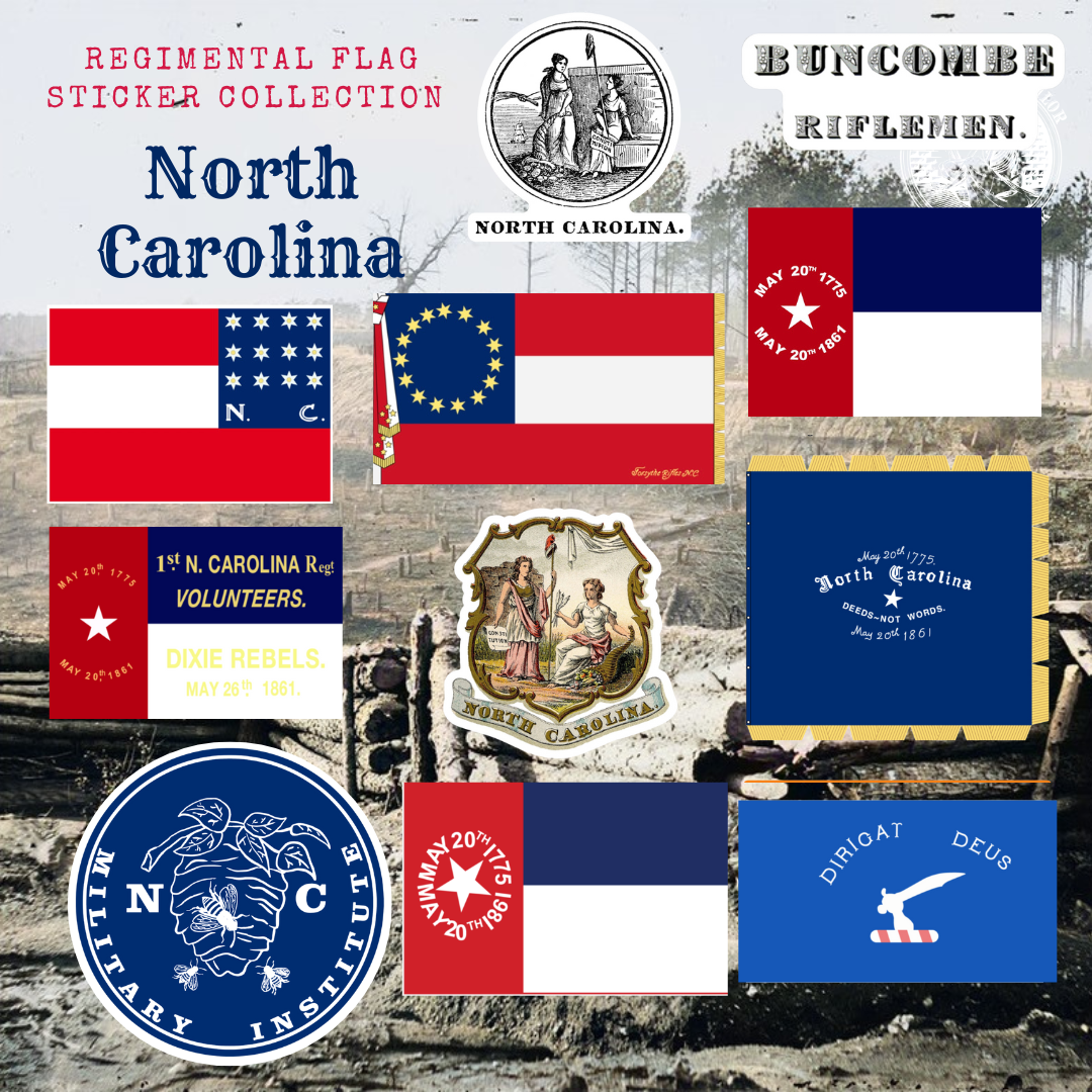 North Carolina Sticker Set – Beauregard's Tailor
