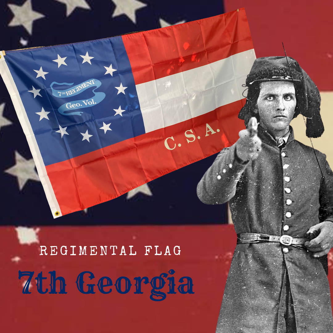 7th Georgia Infantry 1st National House Flag – Beauregard's Tailor
