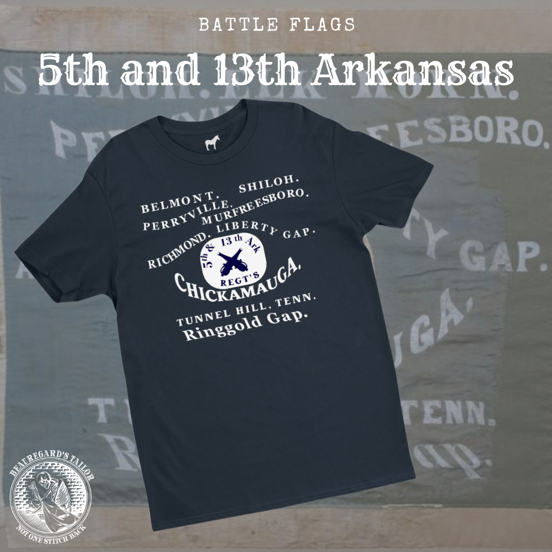 5th and 13th Arkansas Infantry Flag Shirt – Beauregard's Tailor
