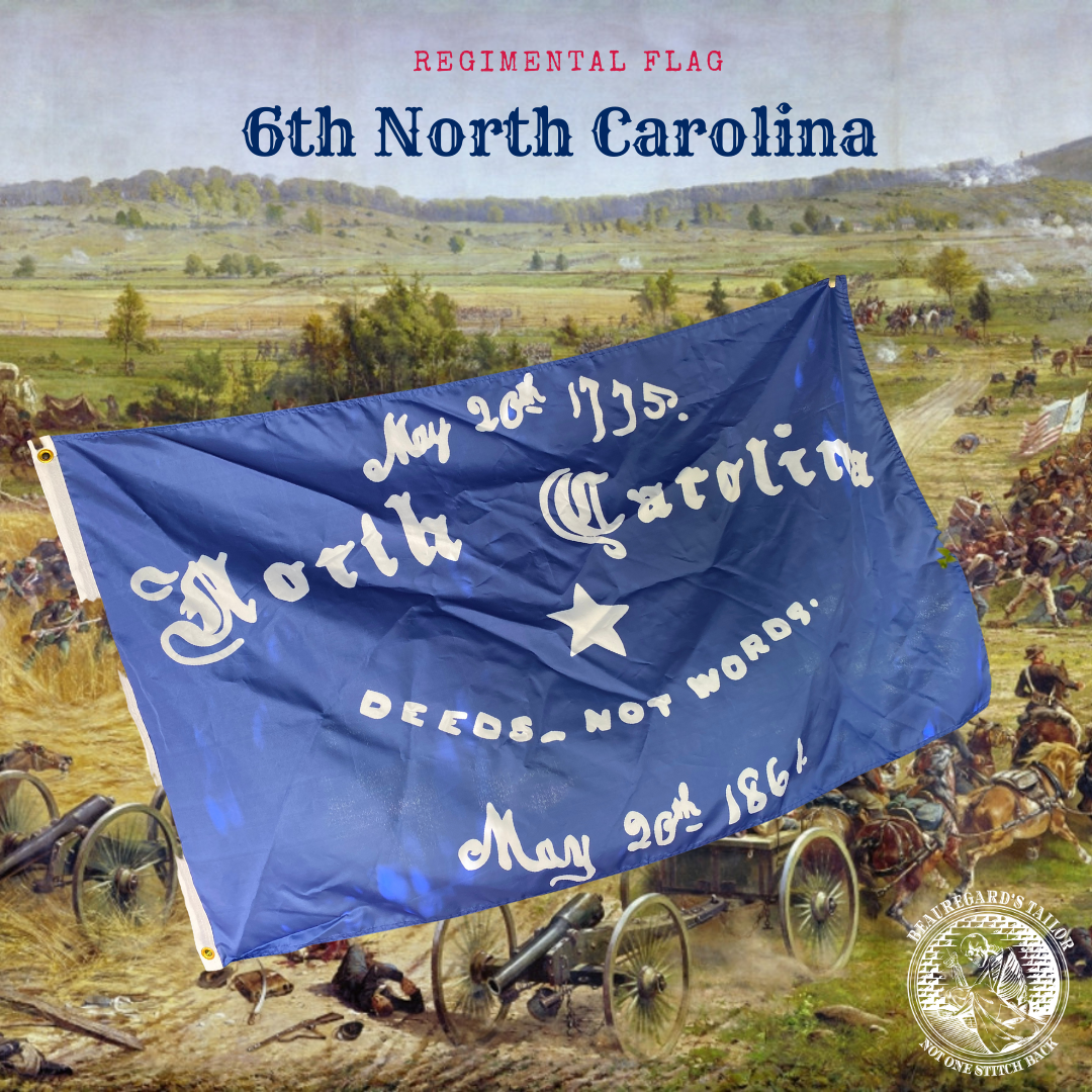 6th North Carolina Infantry House Flag – Beauregard's Tailor