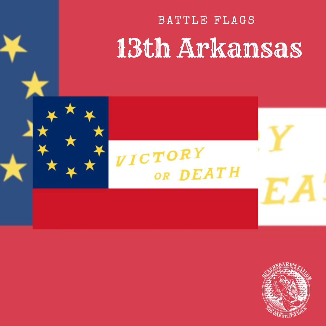13th Arkansas - Erin Guard Company Flag - "Victory of Death" Sticker ...