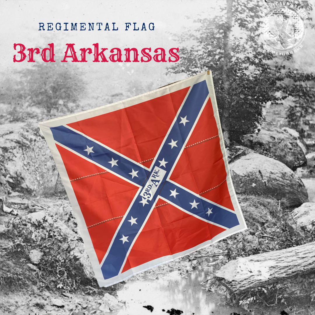 3rd Arkansas Infantry House Flag – Beauregard's Tailor
