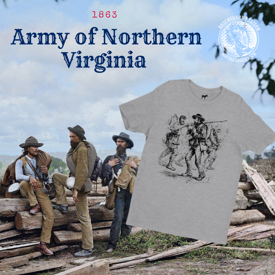 "A Soldier On Campaign" Army of Northern Virginia Shirt – Beauregard's ...