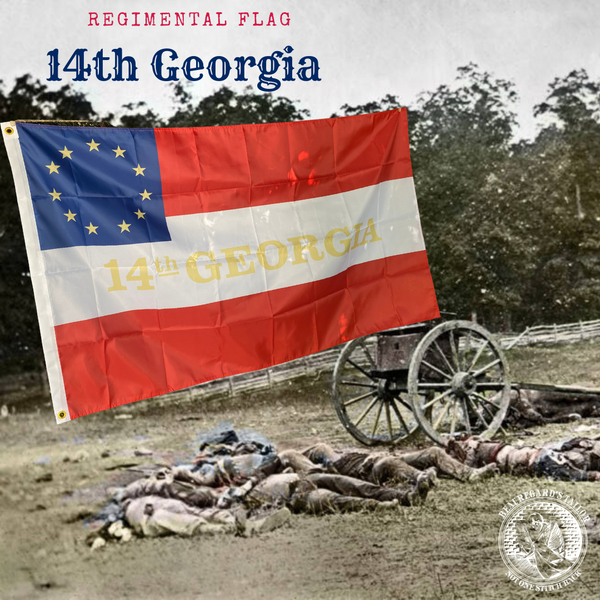 14th Georgia Infantry 1st National House Flag – Beauregard's Tailor