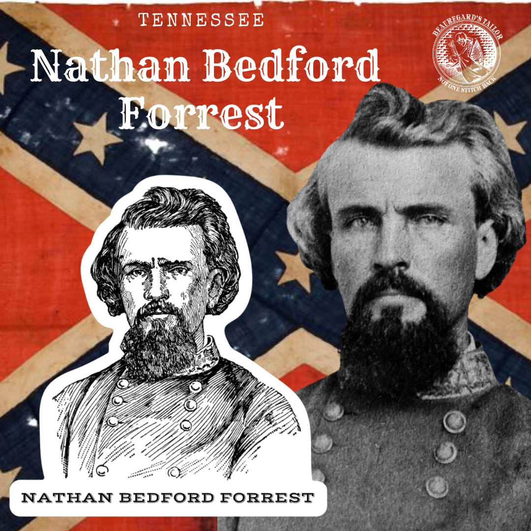 General Nathan Bedford Forrest Stickers – Beauregard's Tailor