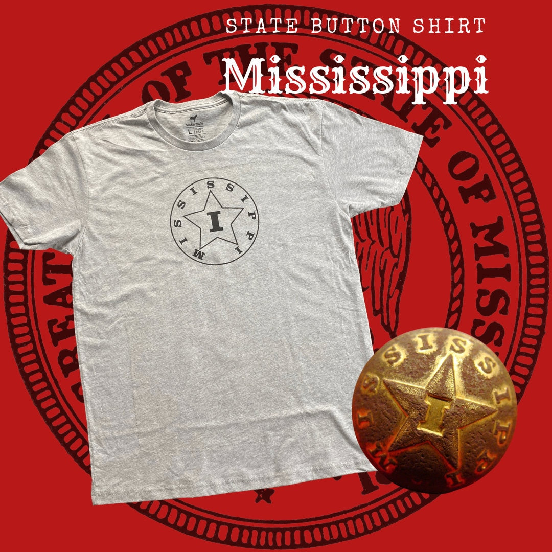 Mississippi Infantry Button T-Shirt – Beauregard's Tailor