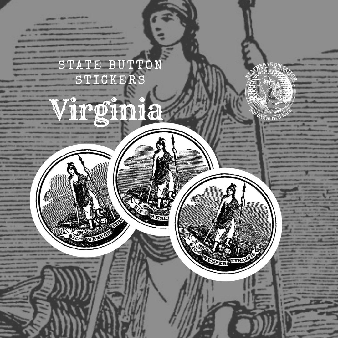 Virginia State Seal Stickers – Beauregard's Tailor